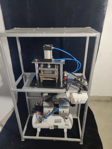 Electric Pneumatic Punching Bindi Making Punching Machine For