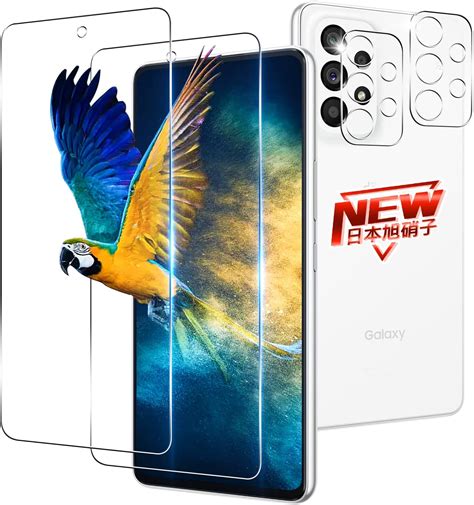 Amazon 【22枚セット】 対応 Galaxy A53 5g ガラスフィルム 2枚 レンズ保護フィルム 2枚 指紋認証 対応