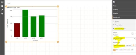 colouring stacked bar chart in qliksense with 1 di qlik community