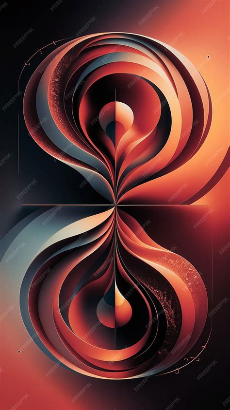 A Visual Representation Of The Fibonacci Sequence With Graceful Curves And Intricate Patterns On