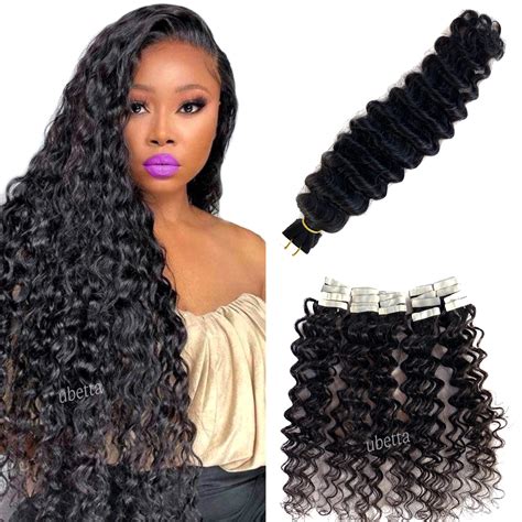 Tape In Hair Extensions Human Hair For Black Women Real Human Hair