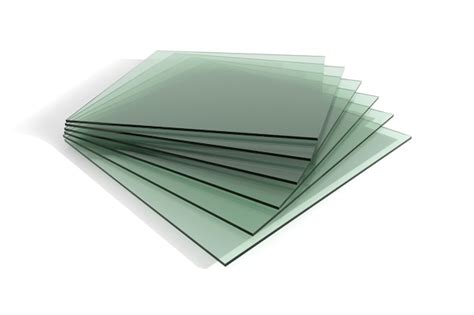 Premium Photo Sheets Of Green Tempered Clear Float Glass
