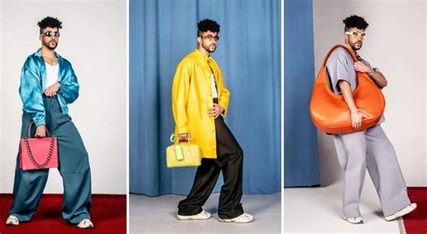 Bad Bunny Sorprende De Nuevo Al Modelar Lujosos Bolsos En “vogue
