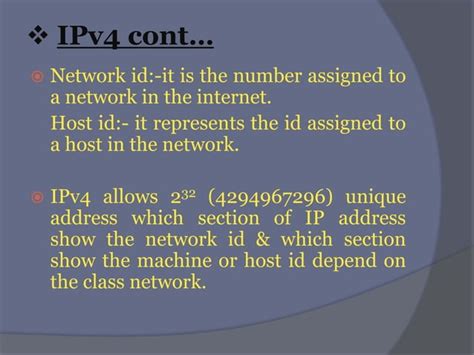 Ipv4 And Ipv6 PPTX