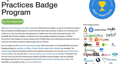 Best Practices For Open Source Projects