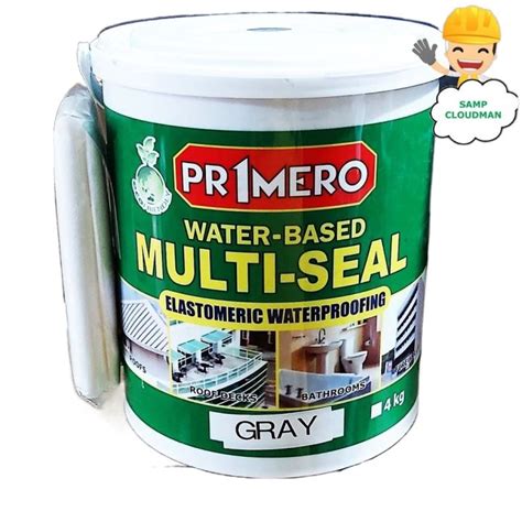 Primero Multi Seal Elastomeric Waterproofing Paint Sealant Gallon Size With Cloth Pr Mero Tools
