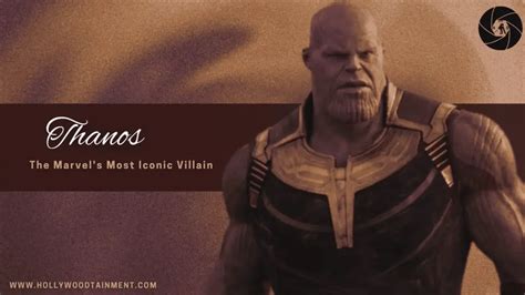 Thanos Marvel Cinematic Universe The Most Iconic Villain