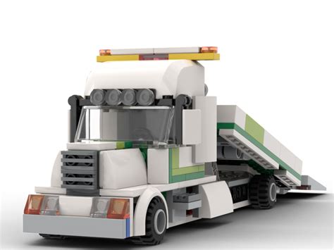 Lego Moc 60305 Flatbed Truck By Hoppepe Rebrickable Build With Lego