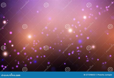 Purple Bokeh Soft Light Abstract Background Vector Eps 10 Illustration Bokeh Particles Stock