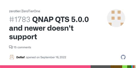 Qnap Qts 500 And Newer Doesnt Support · Issue 1783 · Zerotier