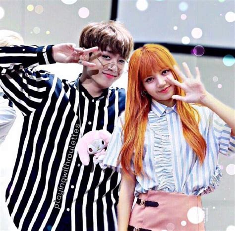 Bts And Blackpink Anime Wallpaper Lisa And Jungkook Wallpapers Vrogue