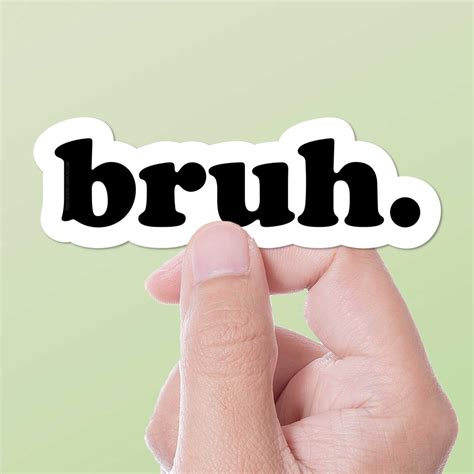 Bruh Sticker Sentinel Supply