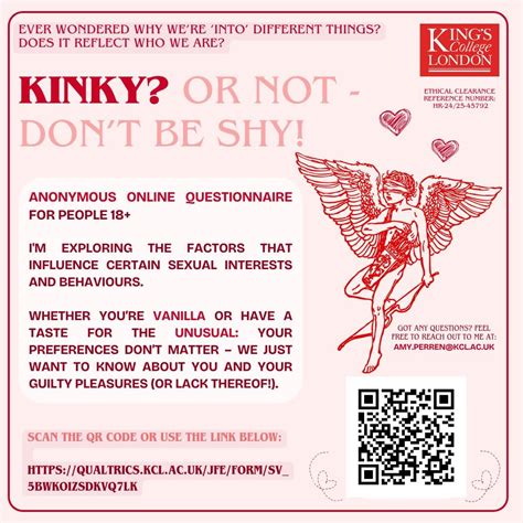 Anonymous Questionnaire Sexual Fantasy And Behaviours Research Study