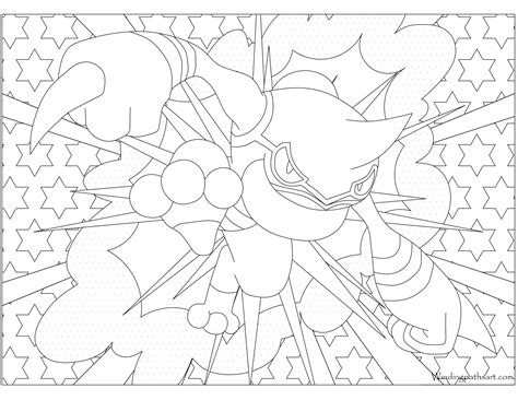 454 Toxicroak Pokemon Coloring Page ·
