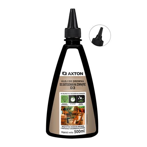 Klej Do Drewna D3 500 Ml Axton Leroy Merlin