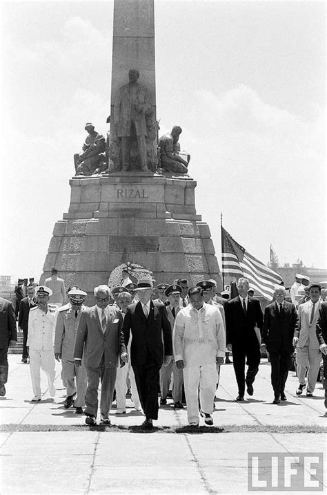 President Eisenhower At The Wreath Laying Ceremony For National Hero Dr