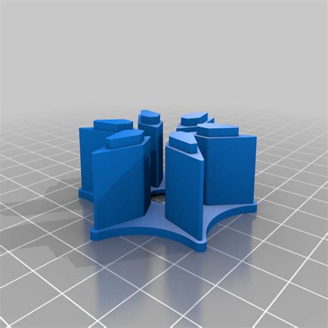 Free Stl File Christmas Snowflake Stand Up Soap Mold 🎄・model To