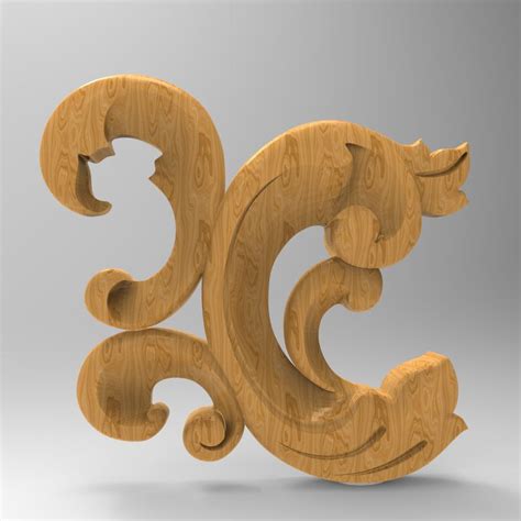 679 Decor Element 3d Stl Model For Cnc 3d Model 6 Stl Free3d