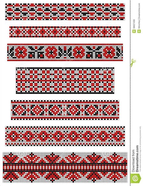 Cross Sitch Flower Patterns For Table Border Red Cross Stitch Cross