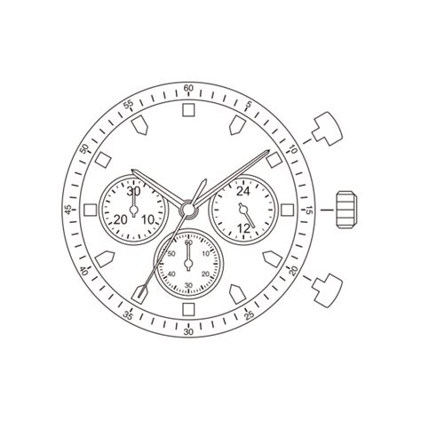 Js20 Small Second Chronograph｜movements｜miyota Movement
