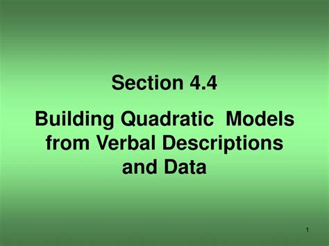PPT Quadratic Models In Marketing And Projectile Motion PowerPoint Presentation ID 9244128