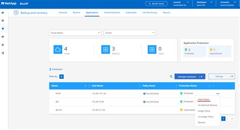 TR 4977使用SnapCenter服务进行Oracle数据库备份还原和克隆Azure