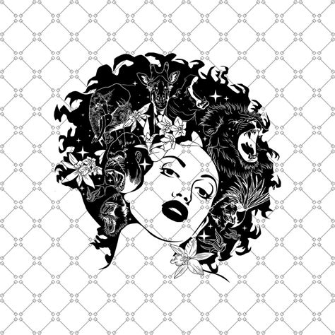 Black Woman Svg Melanin Svg Afro Girl Svg Black Girl Svg Inspire