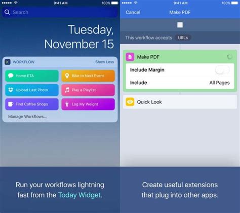แอป Workflow จาก Apple ได้อัปเดตเพิ่มความสามารถใหม่ พร้อมปรับให้รองรับ Iphone X และ Ios 11
