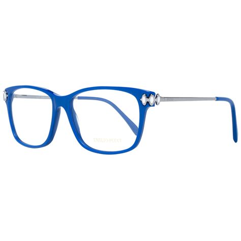 Okulary Oprawki Damskie Emilio Pucci EP5054 090 54 Niebieskie