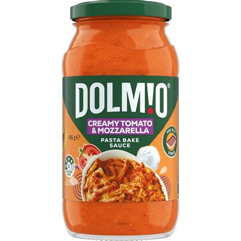 Dolmio Pasta Bake Creamy Tomato & Mozzarella 495g | Woolworths