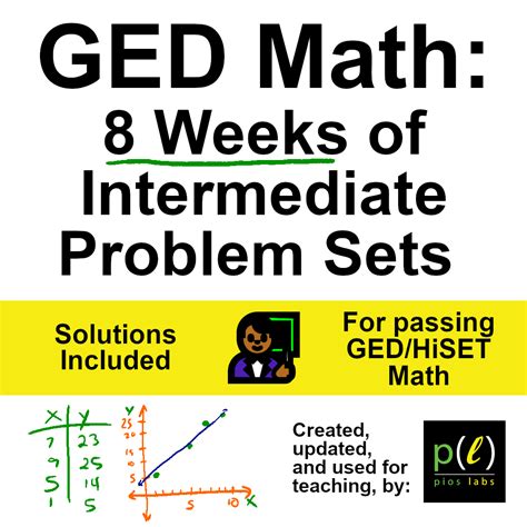 Ged Math Intermediate Problems 8 Weeks Classful