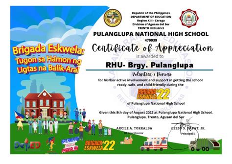 Brigada Certificate Pdf