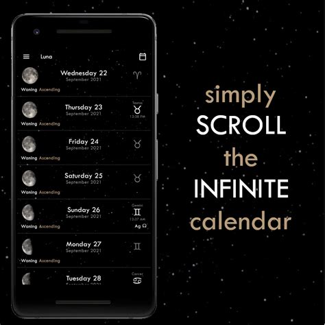 Luna Moon Calendar для Android — Скачать