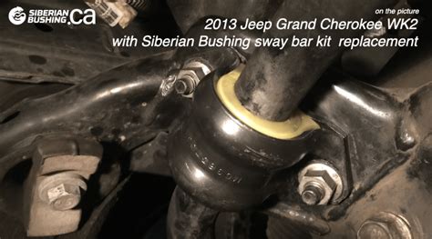 Removal And Installation Of The Sway Bar Bushings Siberian Bushing Canada