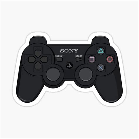 Playstation 3 Controller Sticker Vector Sticker For Sale By Lignas Redbubble