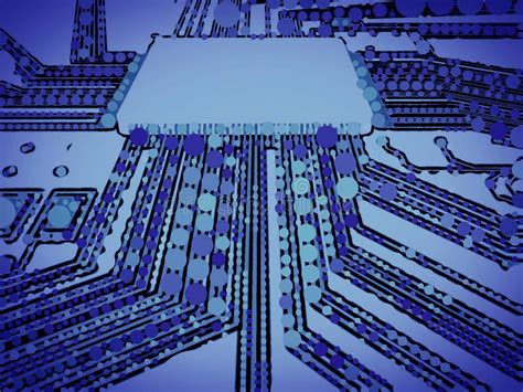 Microprocessor Stock Illustration Illustration Of Component 16549512