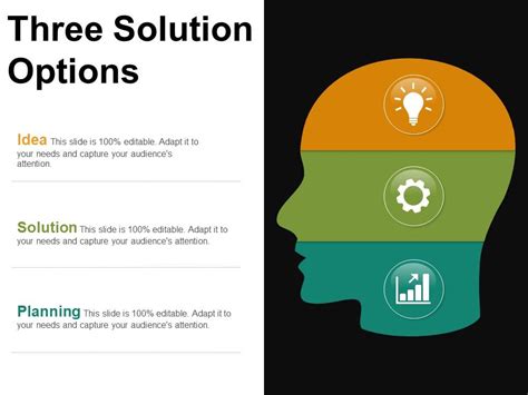 Three Solution Options Ppt Examples Slides Presentation Powerpoint Templates Ppt Slide