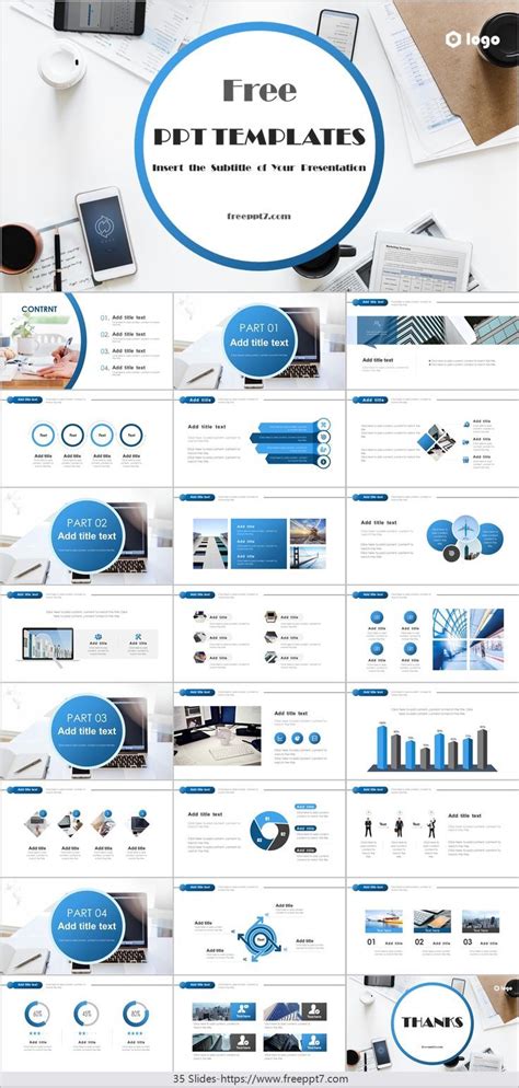 Blue Debriefing Report Powerpoint Templates