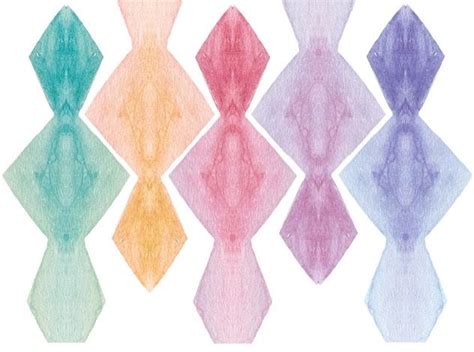 Watercolor Block Print Abstract Artwork Artwork Watercolor Paper