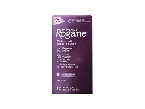 Rogaine Hair Regrowth Treatment Unscented 2 Fl Oz 60 Ml Ingredients