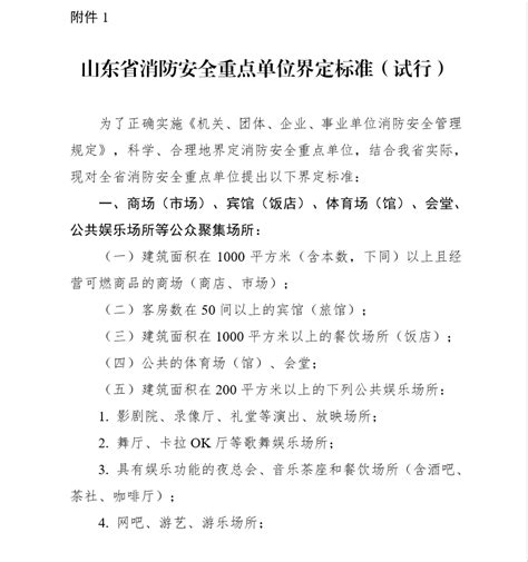 日照市消防救援支队关于申报2023年度消防安全重点单位的公告界定社会登记表
