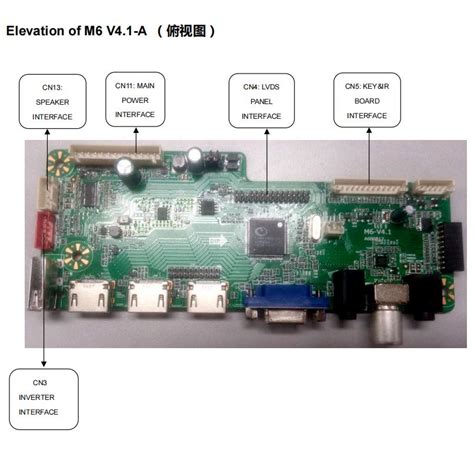 LVDS Display LCD Controller Board With HD MI VGA Converter