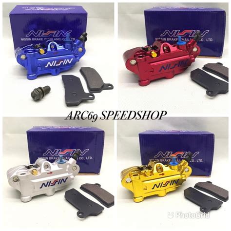 Kaliper Monoblok 4 Piston N In Cnc Kiri Kanan Universal Lazada