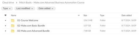 Mitch Baylis Advanced Business Automation Course Econolearn