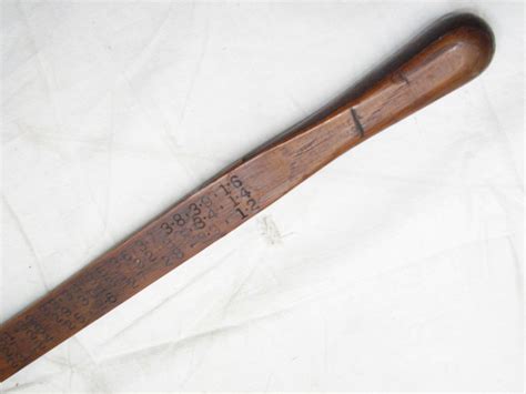 Antique Lumber Rule Mill Cleveland Loggers Scale Stick Ebay