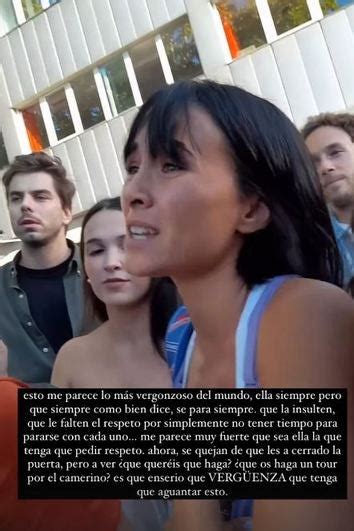 La reacción de Aitana contra el padre de una fan que la llamó