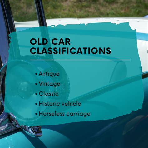 Antique Car Classification Classes Your Nationwide Guide 2023