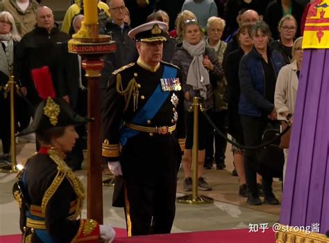 英国女王的四个孩子在守灵时身穿的军装，各自代表什么？ 知乎