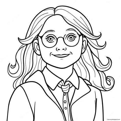 Coloring Page Luna Lovegood