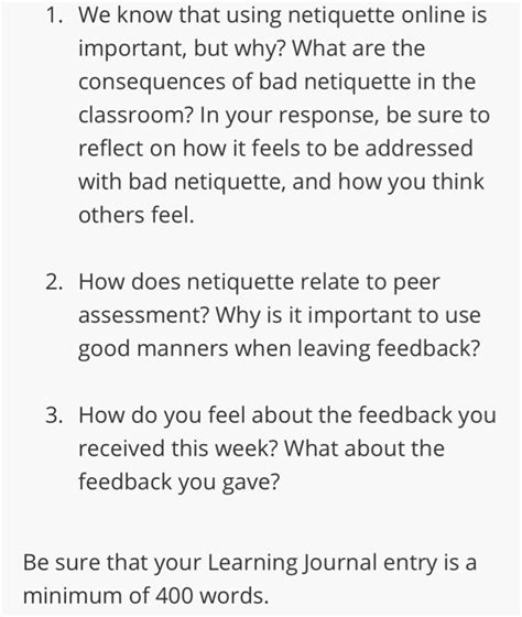 Solved 1 We Know That Using Netiquette Online Is Important